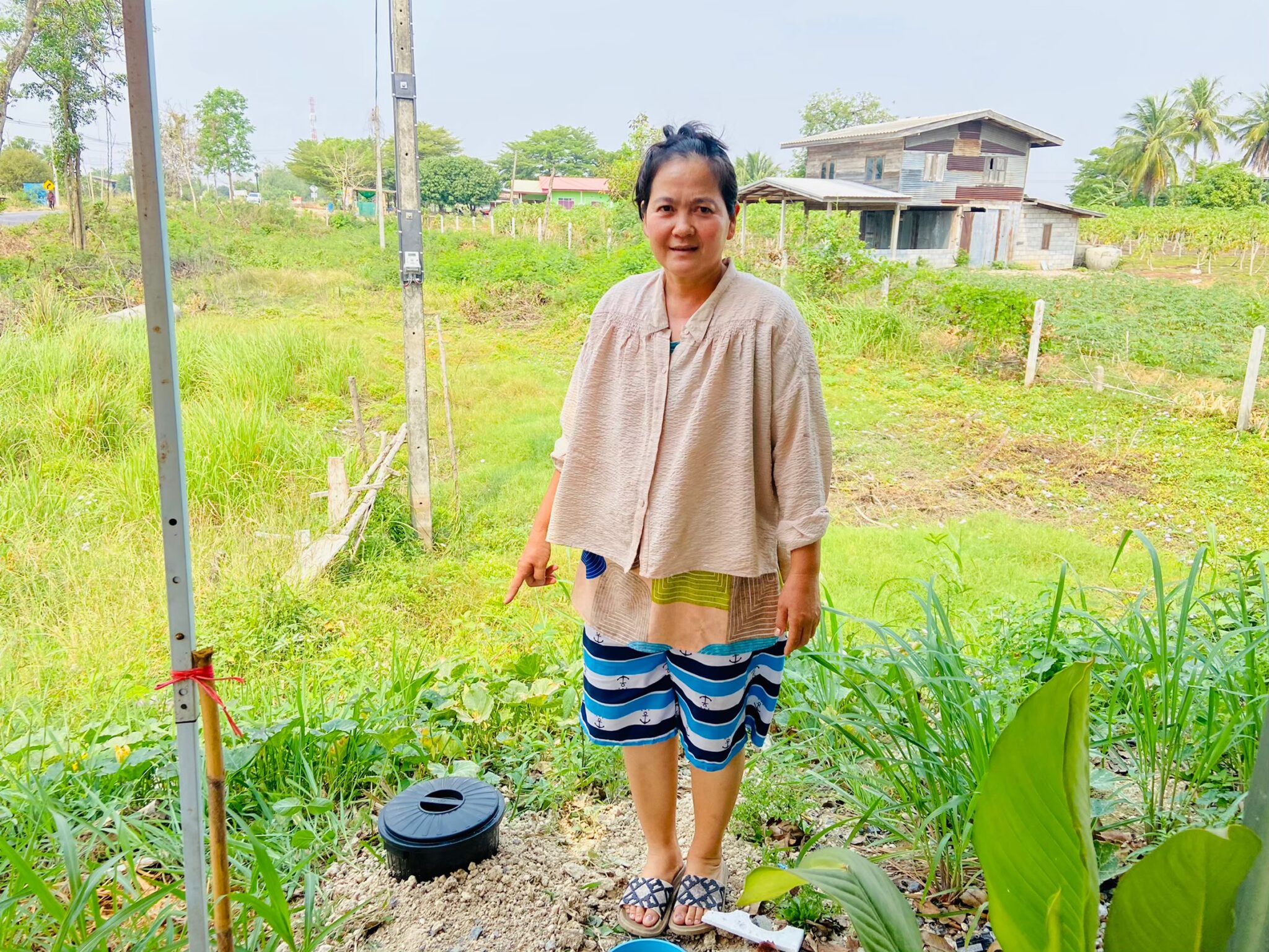 ลงพื้นที่ดำเนินการ RE-X-RAY ครัวเรือนที่ดำเนินการจัดการถังขยะเปียก - องค์การบริหารส่วนตำบลยางโทน